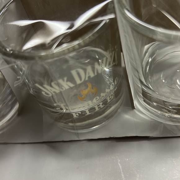 Jack Daniels | Dining | New 6 Glass Jack Daniels Fire Shot Glasses ...